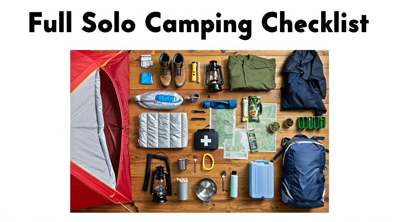 The Ultimate Solo Camping Checklist for 2025: What to Pack and Why